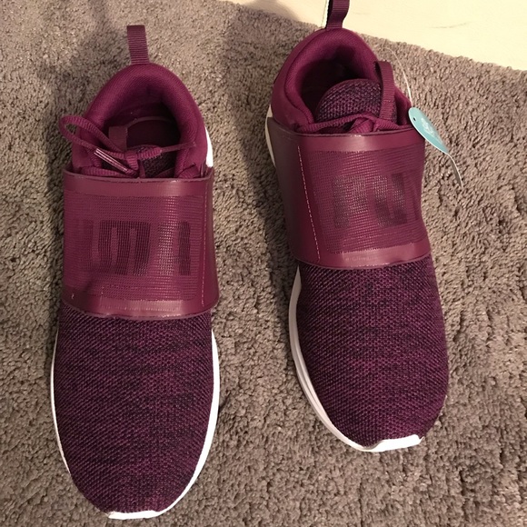 Puma | Shoes | Puma Enzo Strap Knit Womens Sneakers | Poshmark